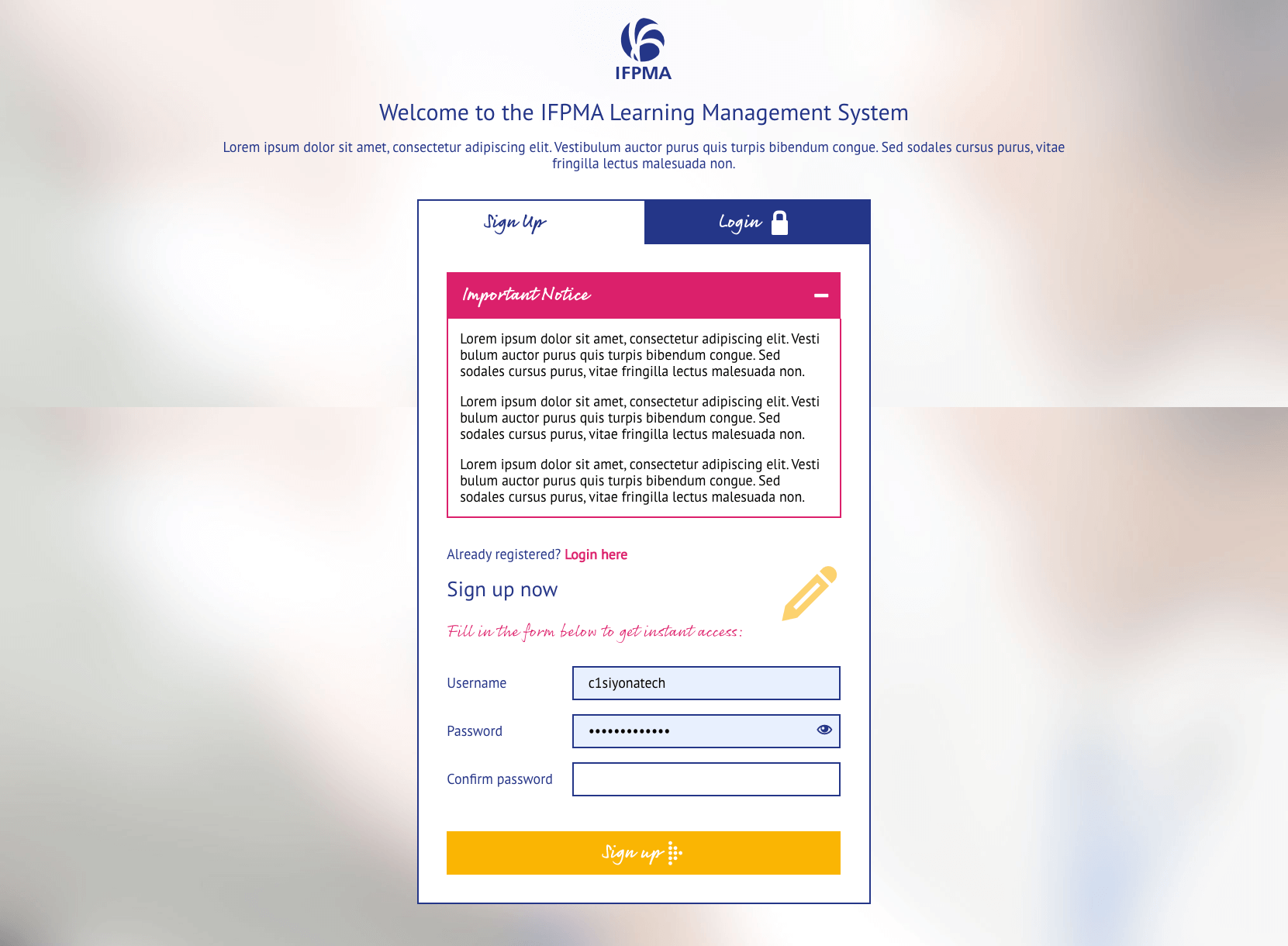IFPMA Learning Management System
